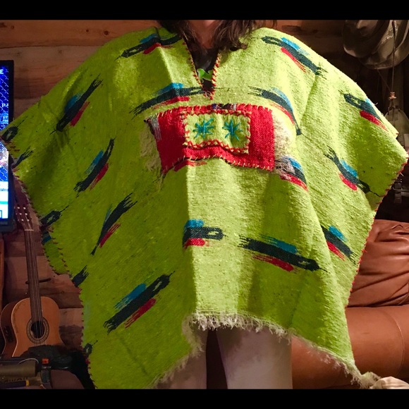 Bedding | Handmade Santa Fe Style Mexican Blanket Poncho | Poshmark